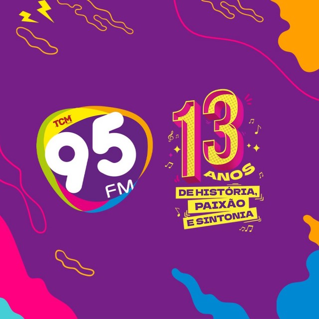 Rádio 95 FM celebra 13 anos com novidades