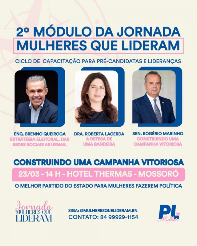 “Jornada Mulheres que Lideram” é anunciada pelo PL