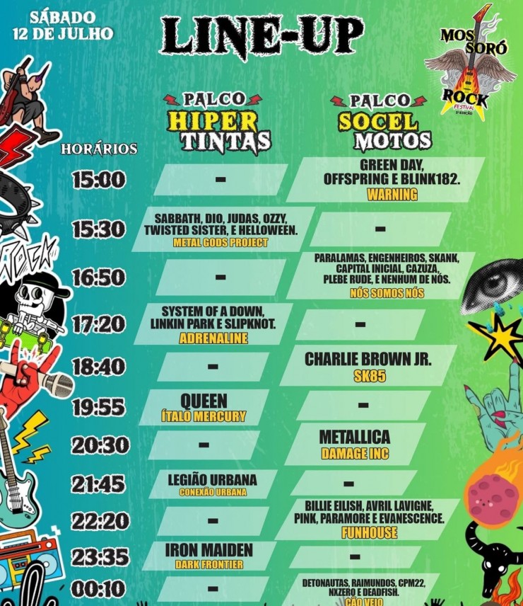 “Mossoró Rock Festival” acontece neste sábado no Hotel VillaOeste