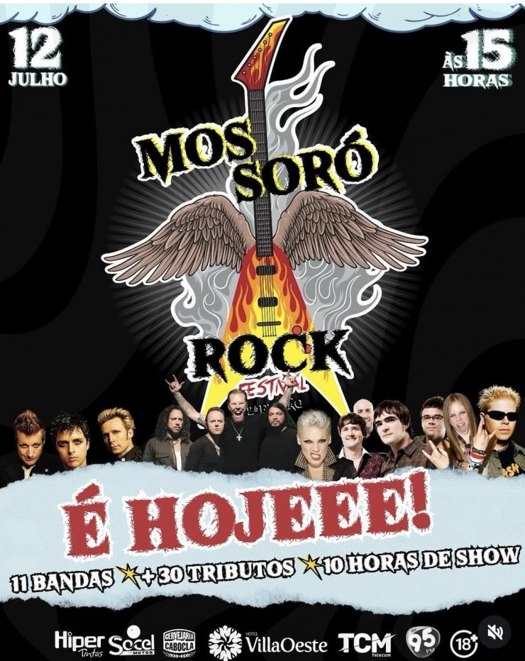“Mossoró Rock Festival” acontece neste sábado no Hotel VillaOeste